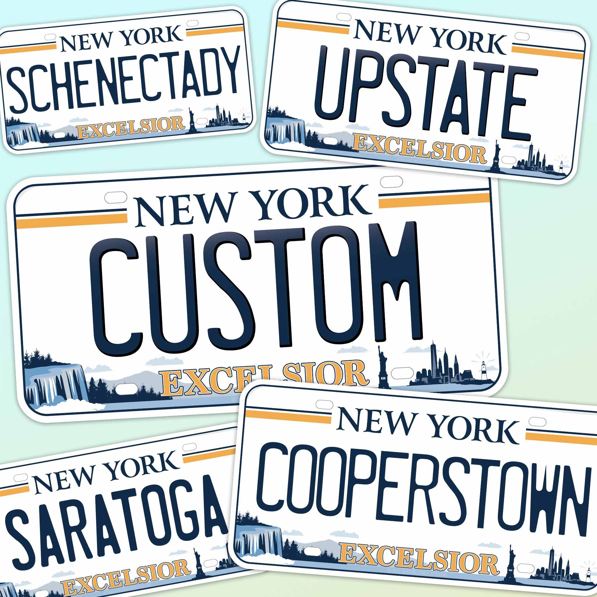 New York License Plate Stickers - 25+ Custom NY Decals – Finger Lakes Goods
